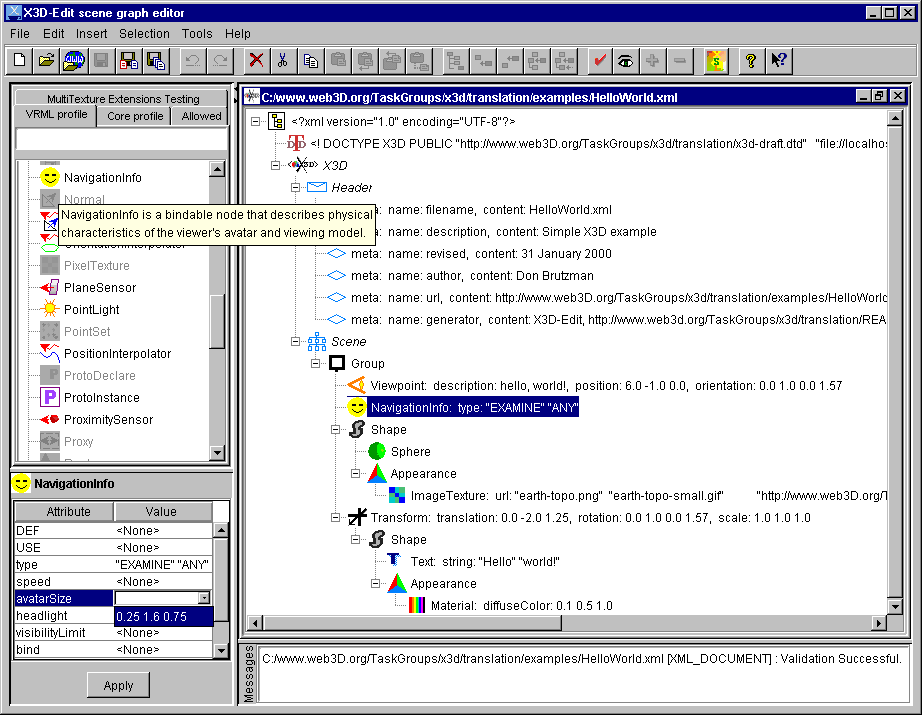 X3D to VRML 97 Translation Examples